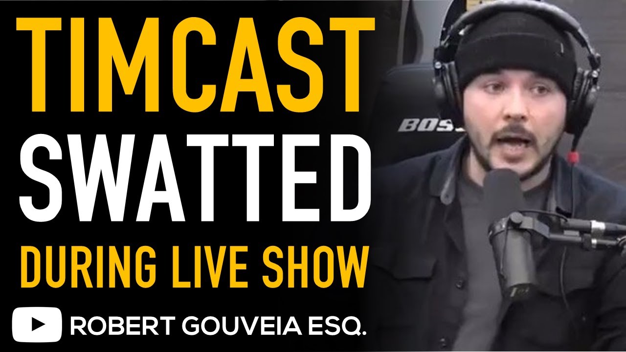 Tim Pool SWATTED During Live Show: Police Enter WITHOUT a WARRANT due ...