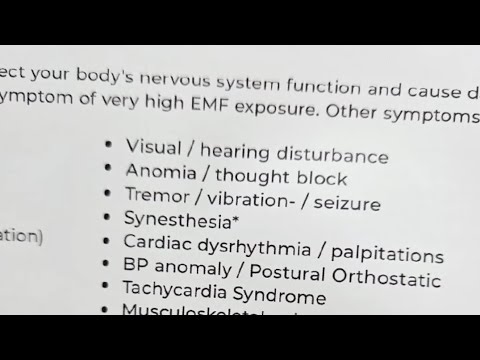 EMF SYMPTOMS AND EFFECTS ON THE BODY - YouTube