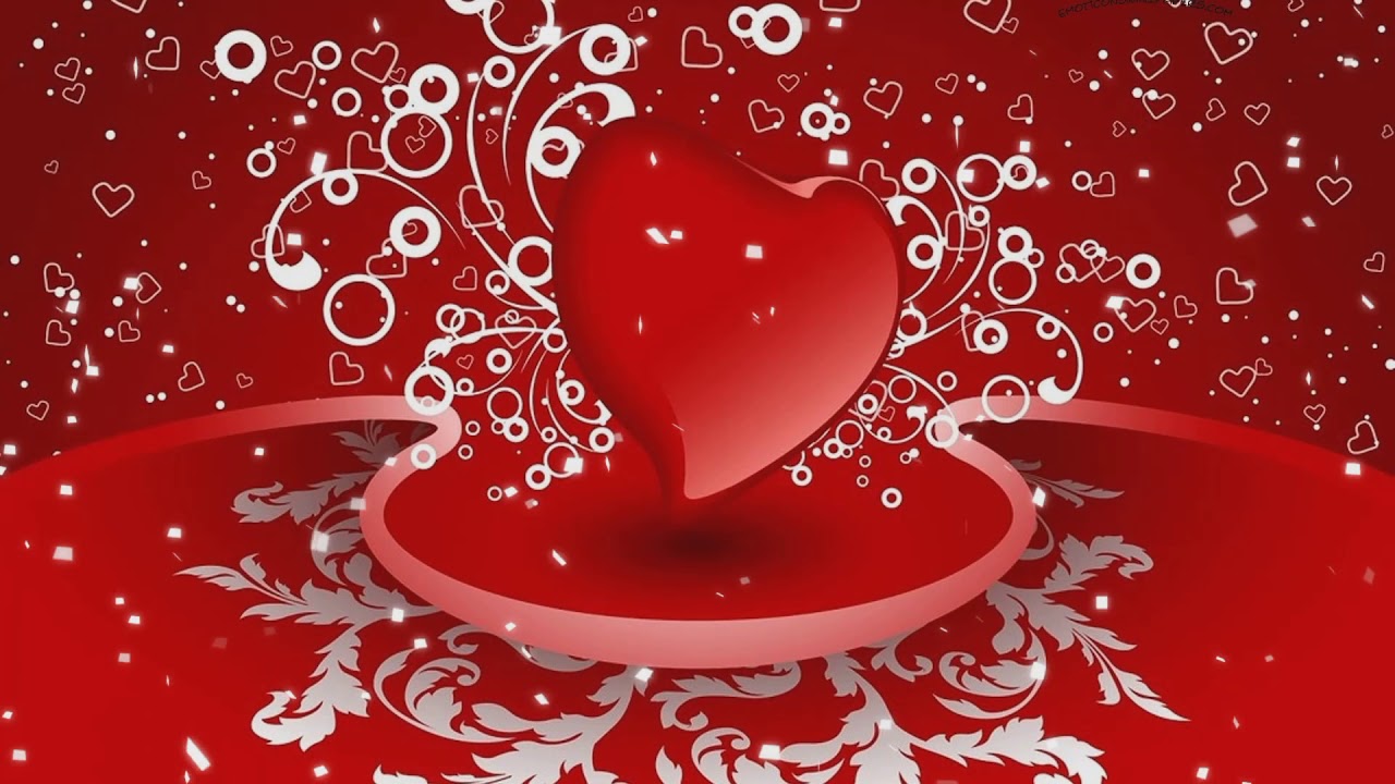 Love Heart A Beautiful Animation of Lovers - Animation video background ...