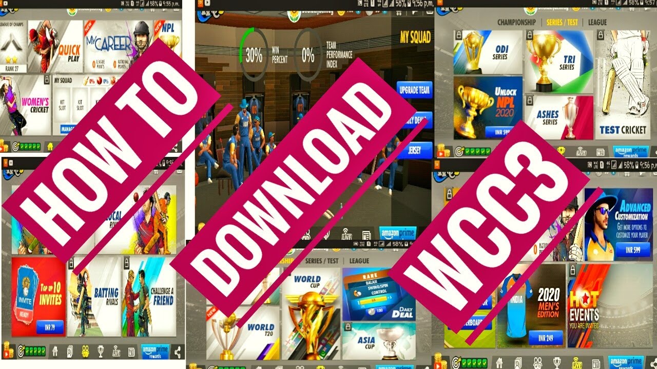 How to Download WCC3 Cricket Game - YouTube