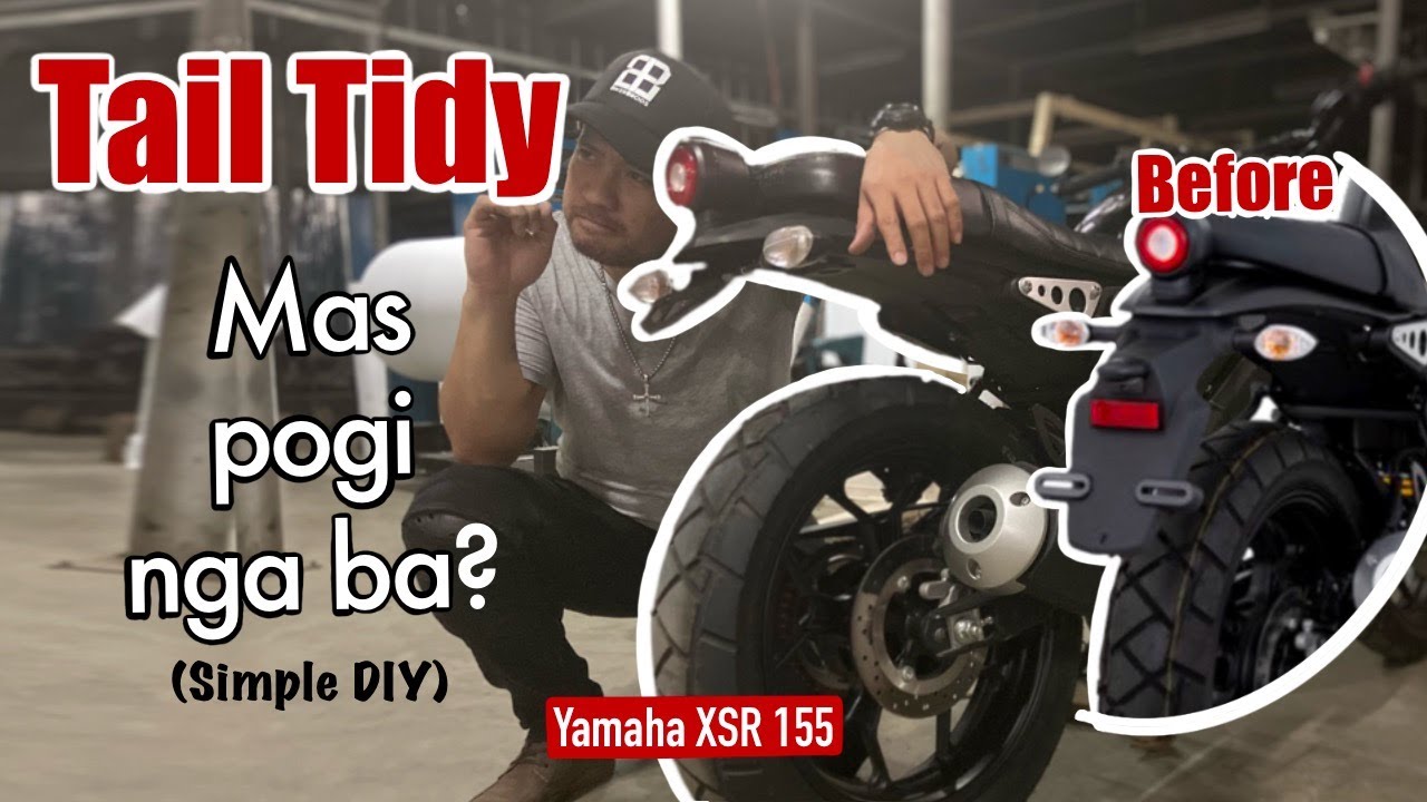 Yamaha XSR 155 modified | SIMPLE DIY Tail tidy Upgrade + Giveaway ...