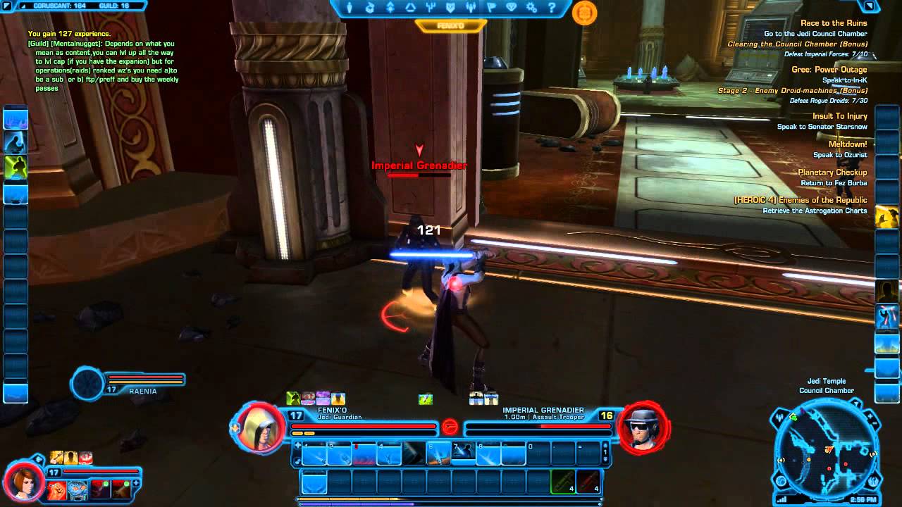 SWTOR: Defeating Lord Tarnis (Race to the ruins) Mission Gameplay - YouTube