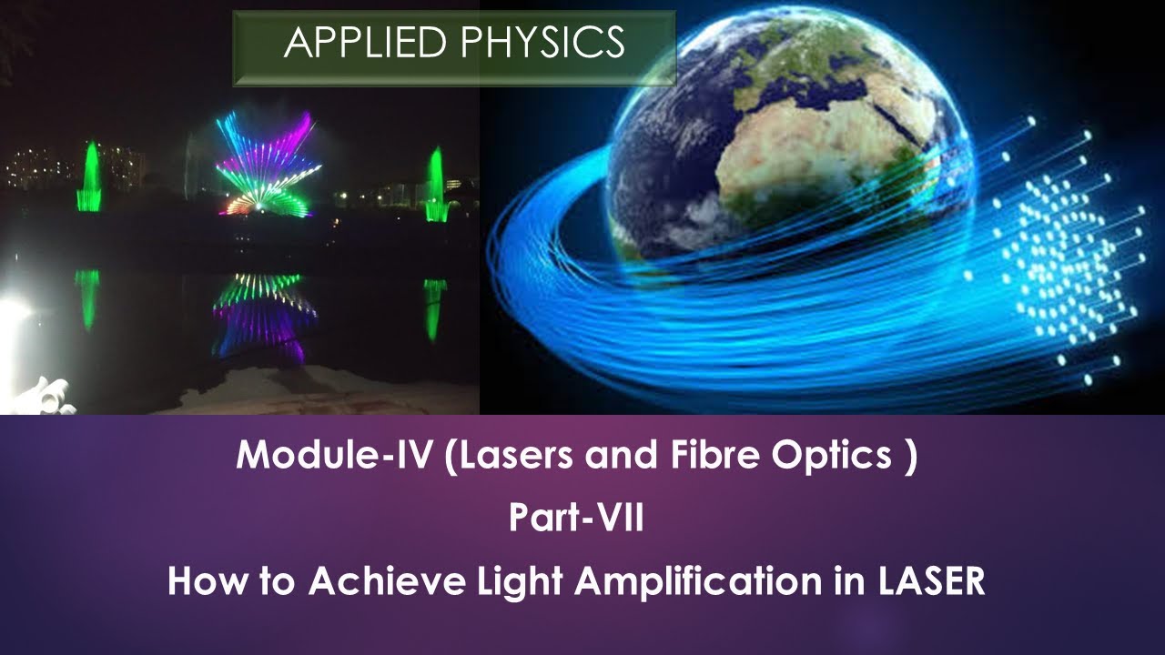 How to Achieve Light Amplification in LASER - YouTube
