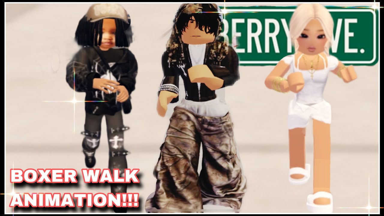 HOW TO GET THE BOXER WALK IN BERRY AVE ROBLOX - YouTube