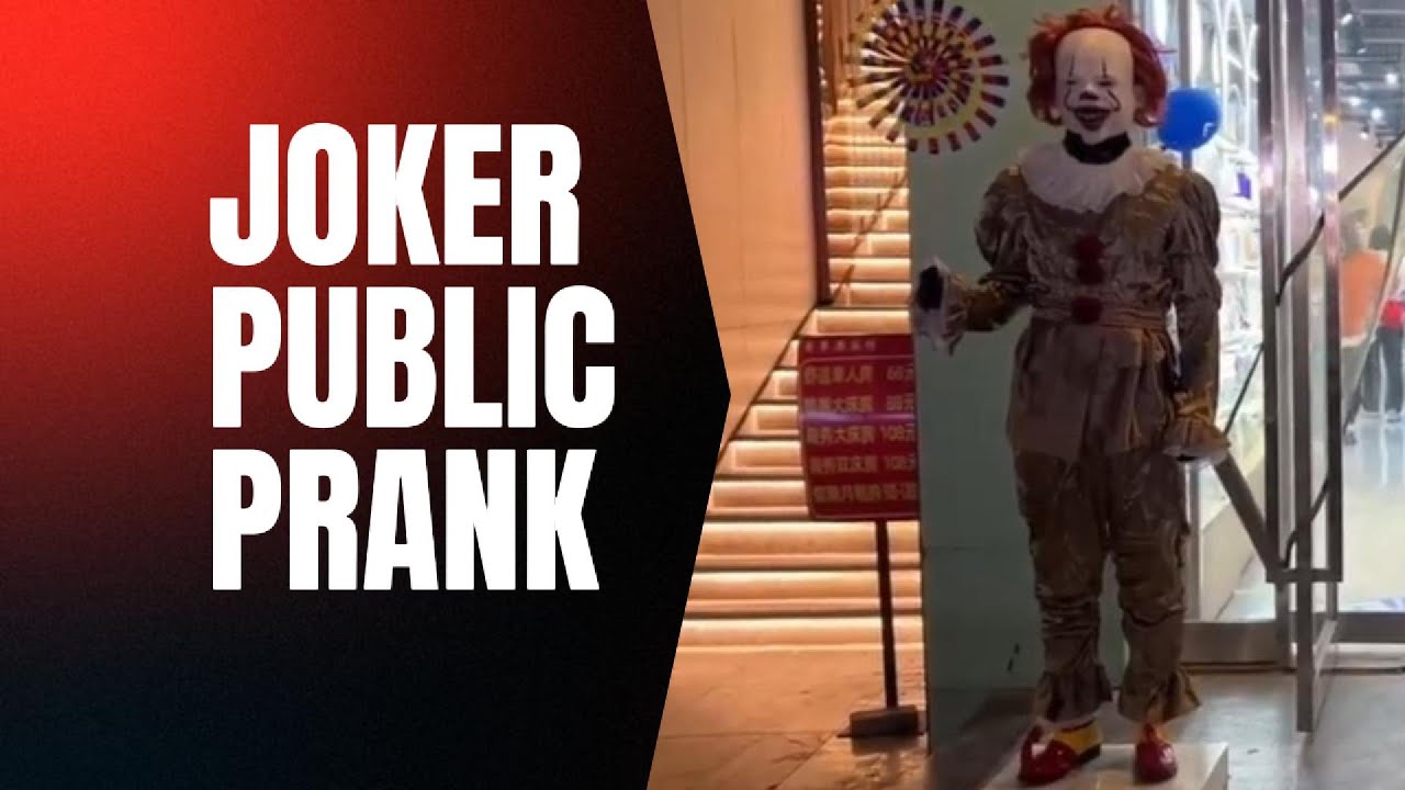 JOKER PUBLIC PRANK - YouTube