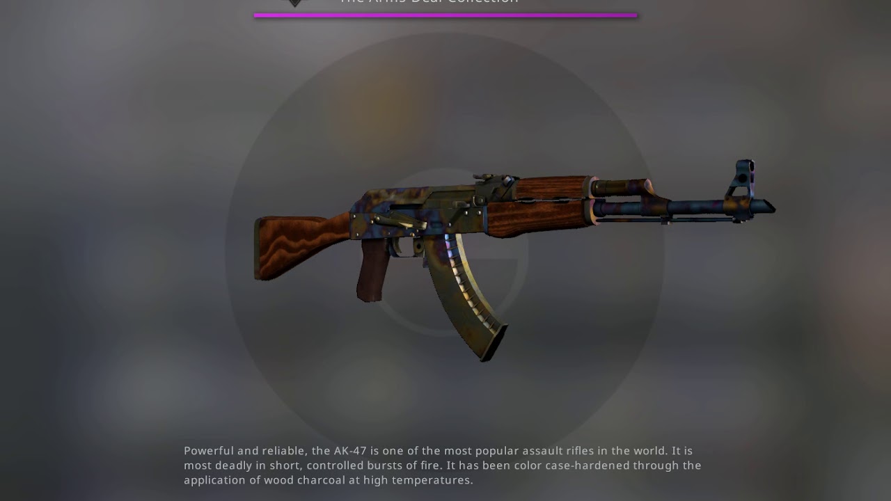 Ak - 47 Case Hardened Well Worn with iBuypower 2014 Cologne Holo ...