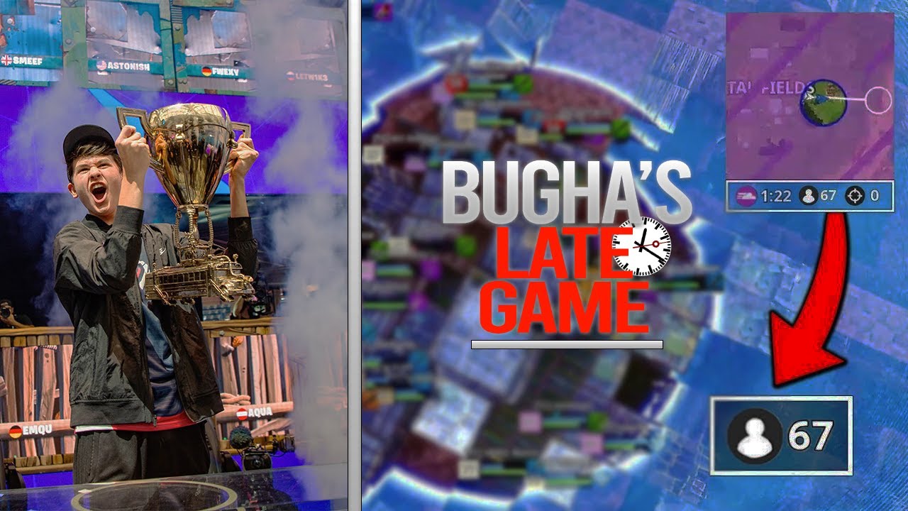The King Of Bugha's Late Game..... - YouTube