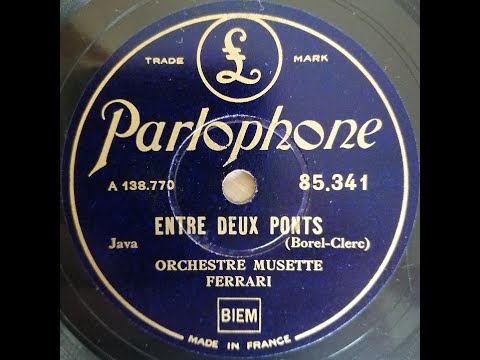 Louis Ferrari " Entre deux ponts " 1932 - YouTube