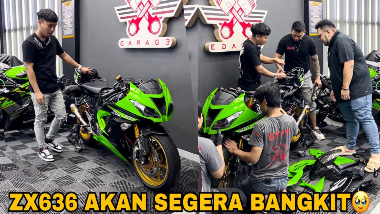 PROSES PEMASANGAN BODY ZX636 || MOTOR SEGERA DIBAWA PULANG‼️ - YouTube