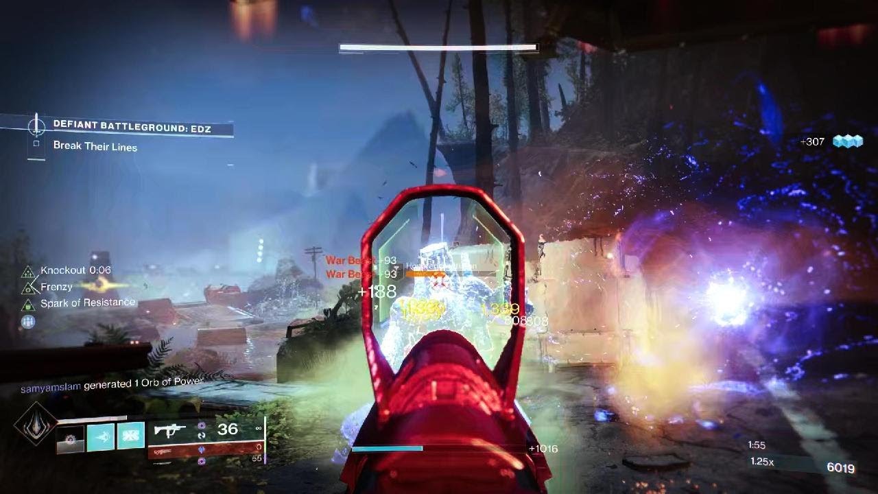 Destiny 2 Monster OP Arc Titan skullfort Bully - YouTube