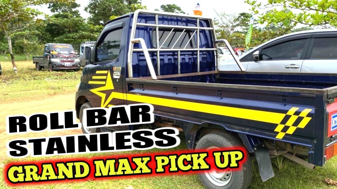 Rollbar Grand Max Pick Up || Full Stainless Simple Minimalis - YouTube