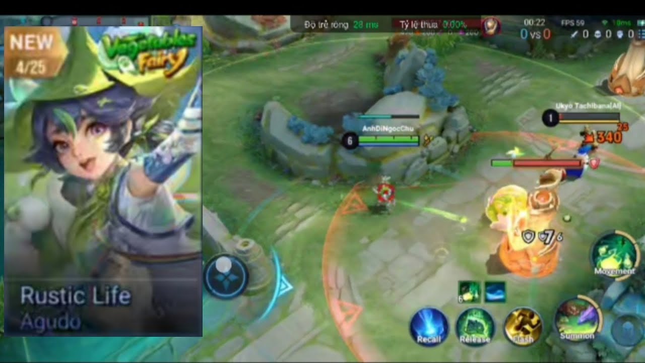 Thử Review Skin Agudo Rustic Life Trong Honor Of Kings - YouTube