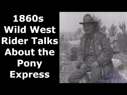 Wild West Pony Express Rider From the 1860s Tells His Story | Safe ...