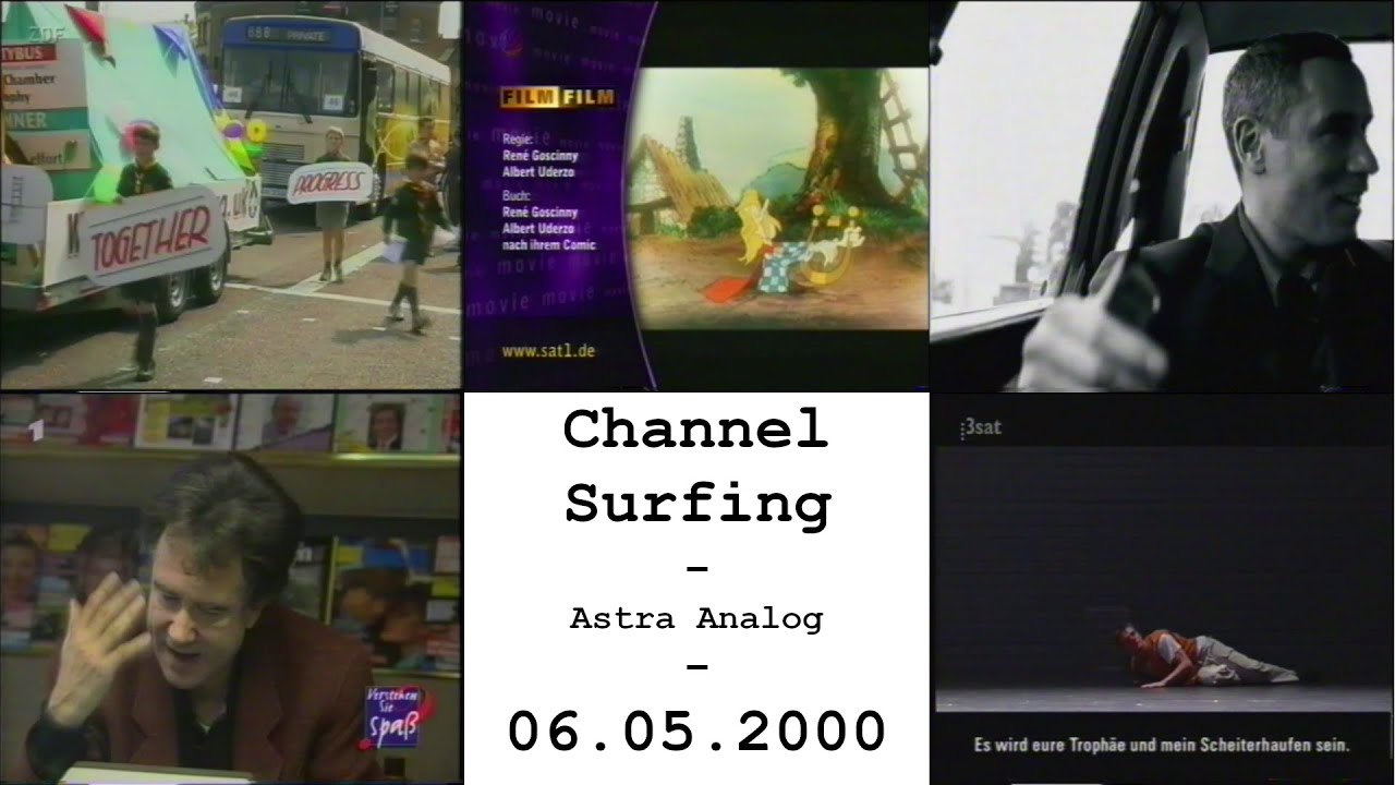 Kurzes Channel Surfing | 06.05.2000 | Astra Analog - YouTube
