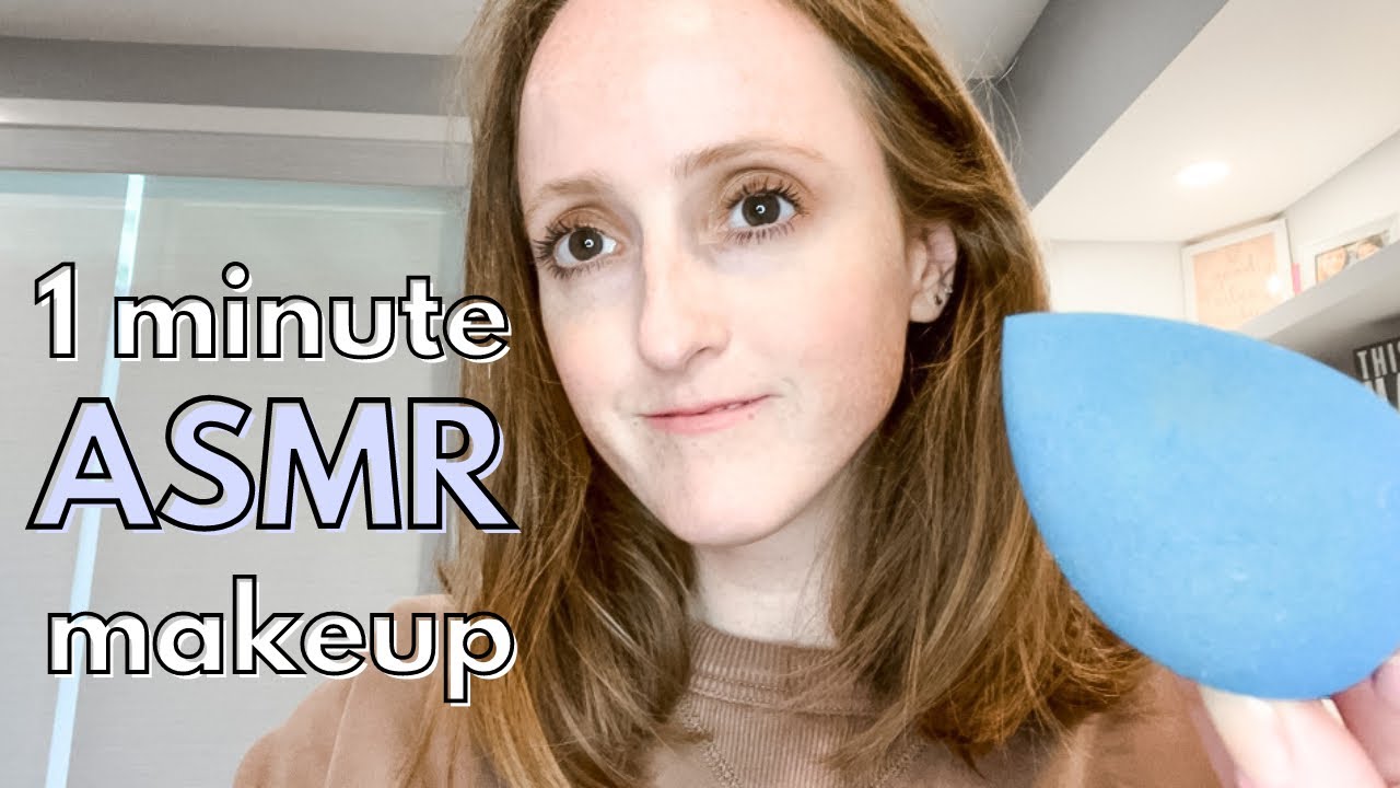 Doing your ASMR makeup in 1 minute | Lofi ASMR - YouTube