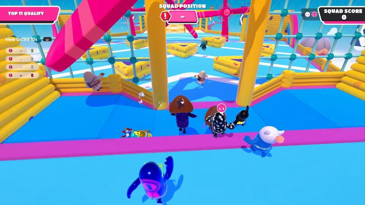 Fall Guys - Squad Win #52: Tip Toe Finale - YouTube