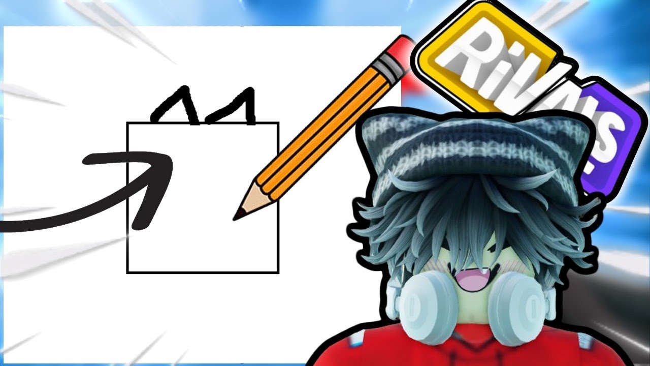 Whatever my friend tells me to draw I draw in Roblox rivals - YouTube