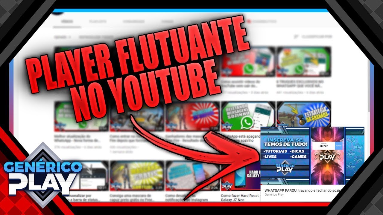 Conheça a nova função mini player no YouTube - YouTube