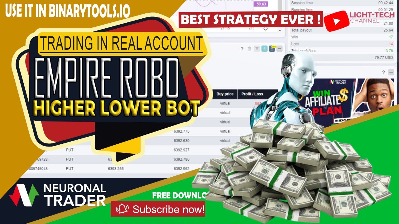 Empire Robo⚫️😎free Binarytoolsio Bot🔥 Youtube