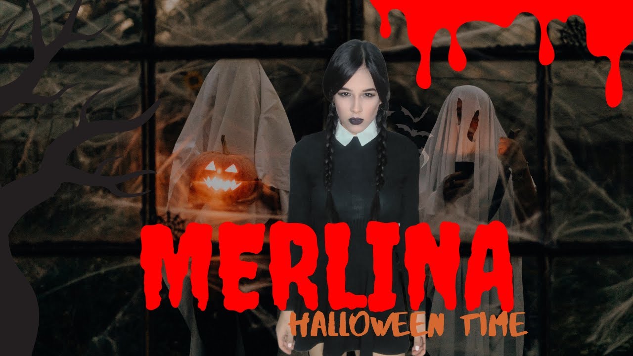 ¡Crea el Look de Merlina para Halloween! Tutorial de Maquillaje 2024 ...