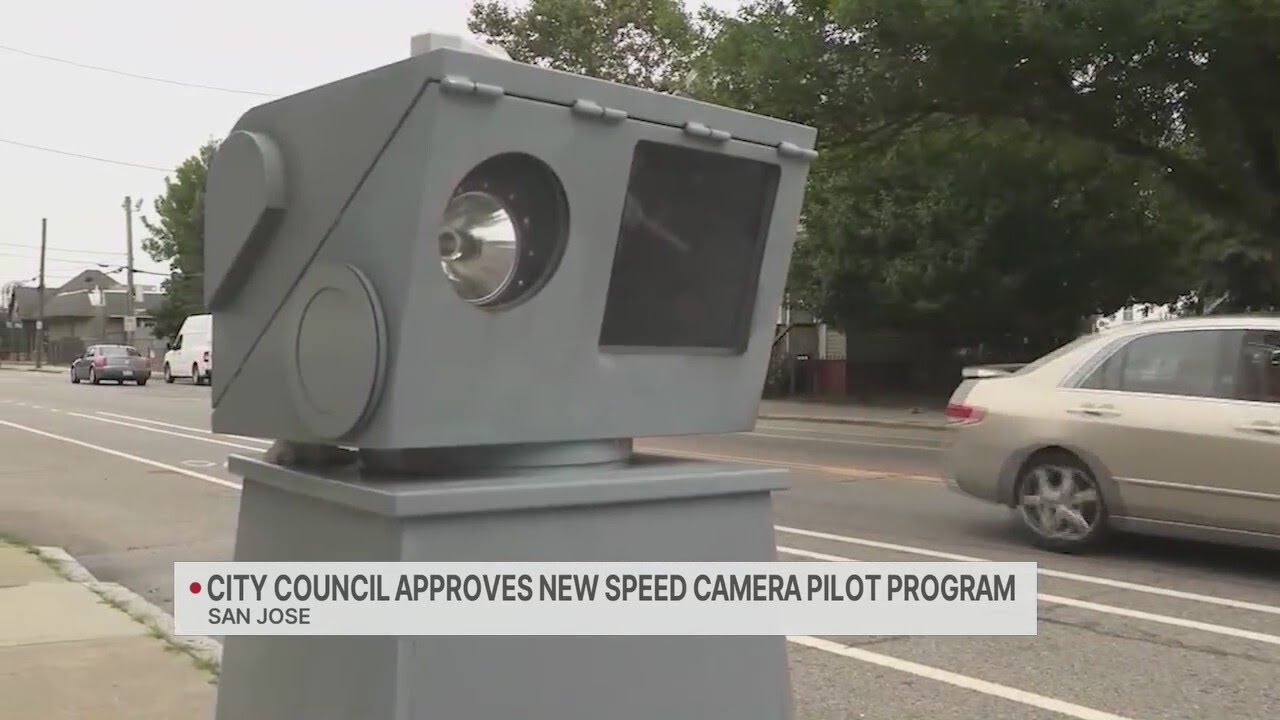 San Jose approves speed camera pilot program - YouTube