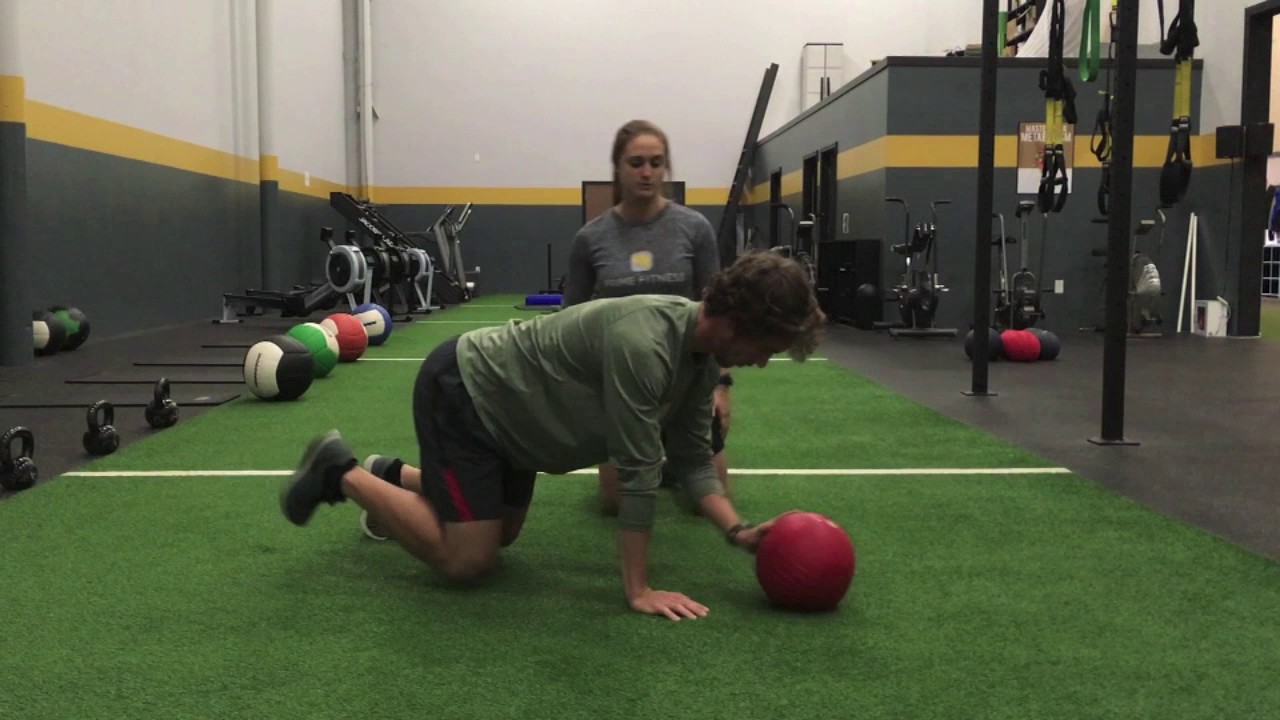 Bear Crawl w/ Ball Push #TechniqueTipTuesday - YouTube