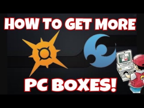 Pokemon Sun & Moon-More PC boxes How to get more storage in you're PC ...