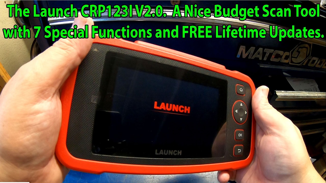 The Launch CRP123I V2.0 Budget Scan 4 System Scan tool with 7 Resets ...
