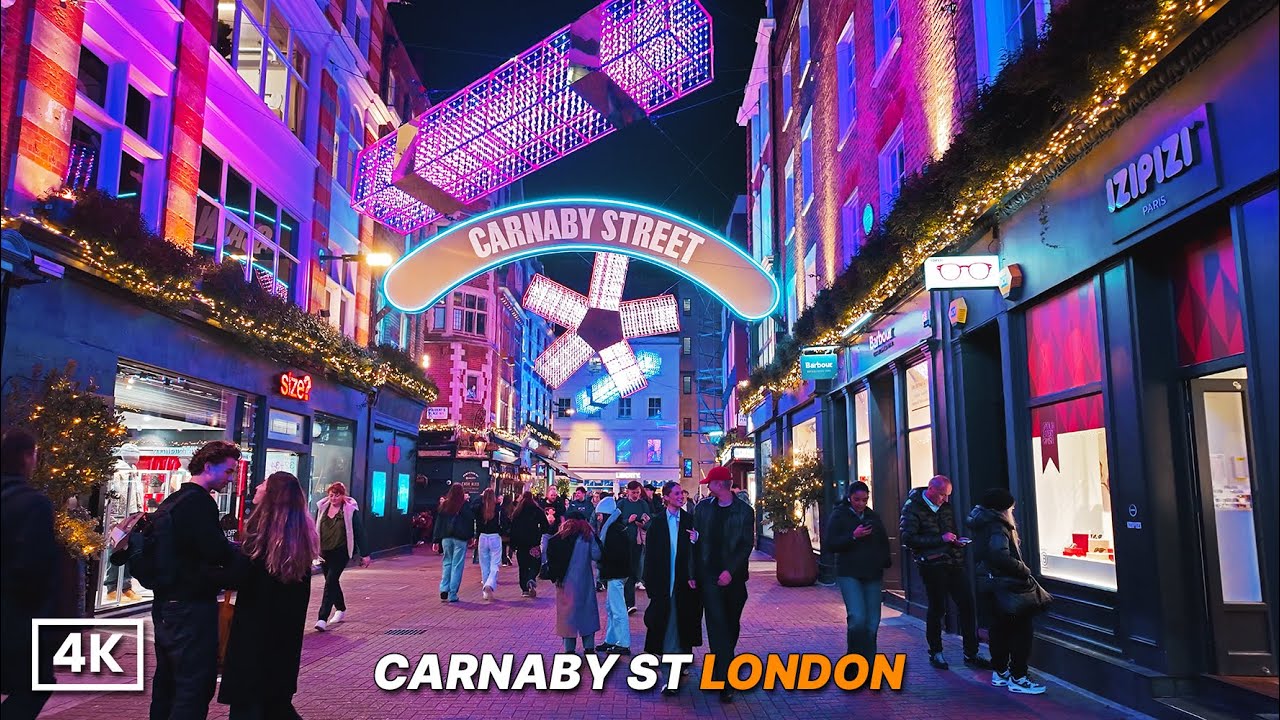 Christmas in London 2025 Carnaby Christmas Lights + Regent Street Magic ...