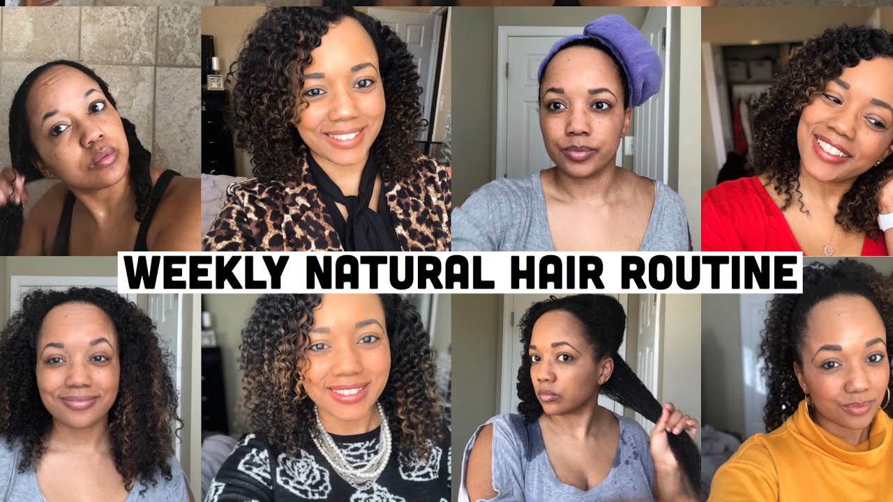 My Weekly Natural Hair Routine | Winter Edition - YouTube