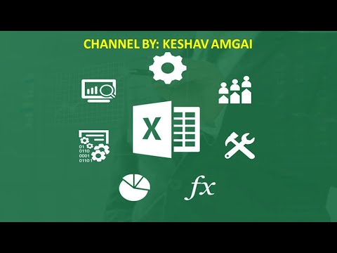 Ms Excel Interactive table part 1 - YouTube