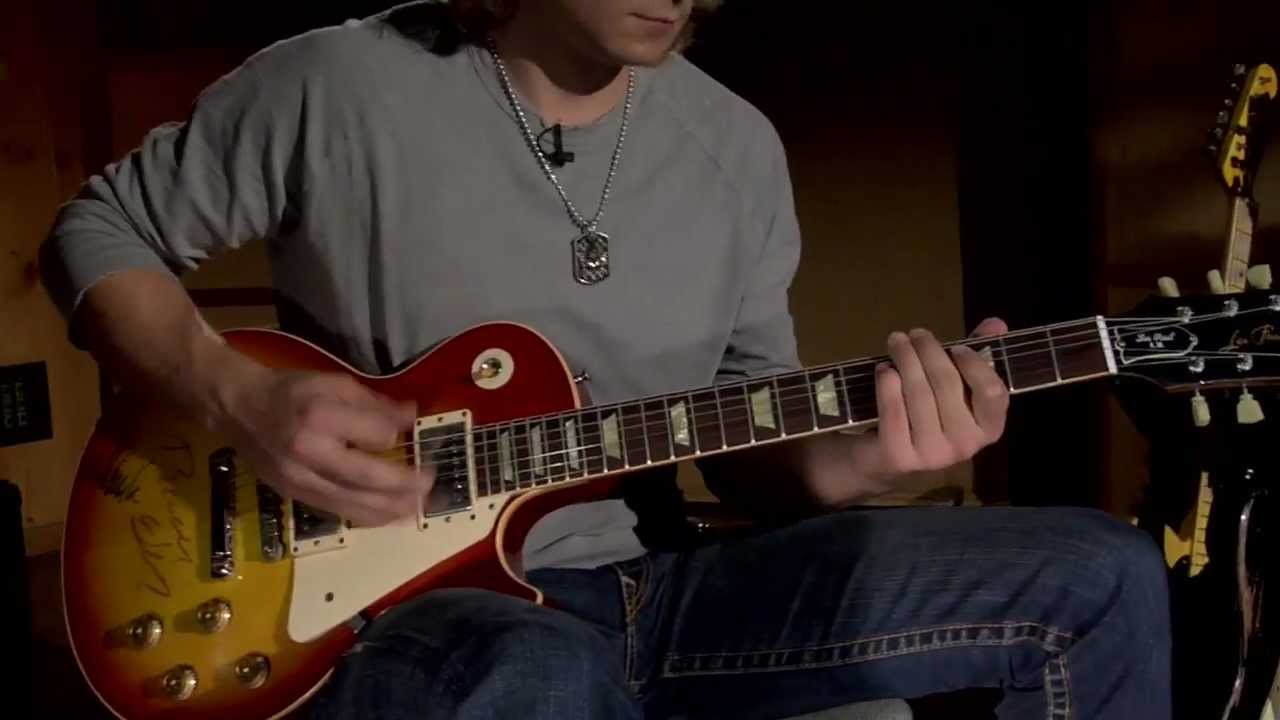 Frankie Ballard Guitar Story Les Paul Arlene - YouTube