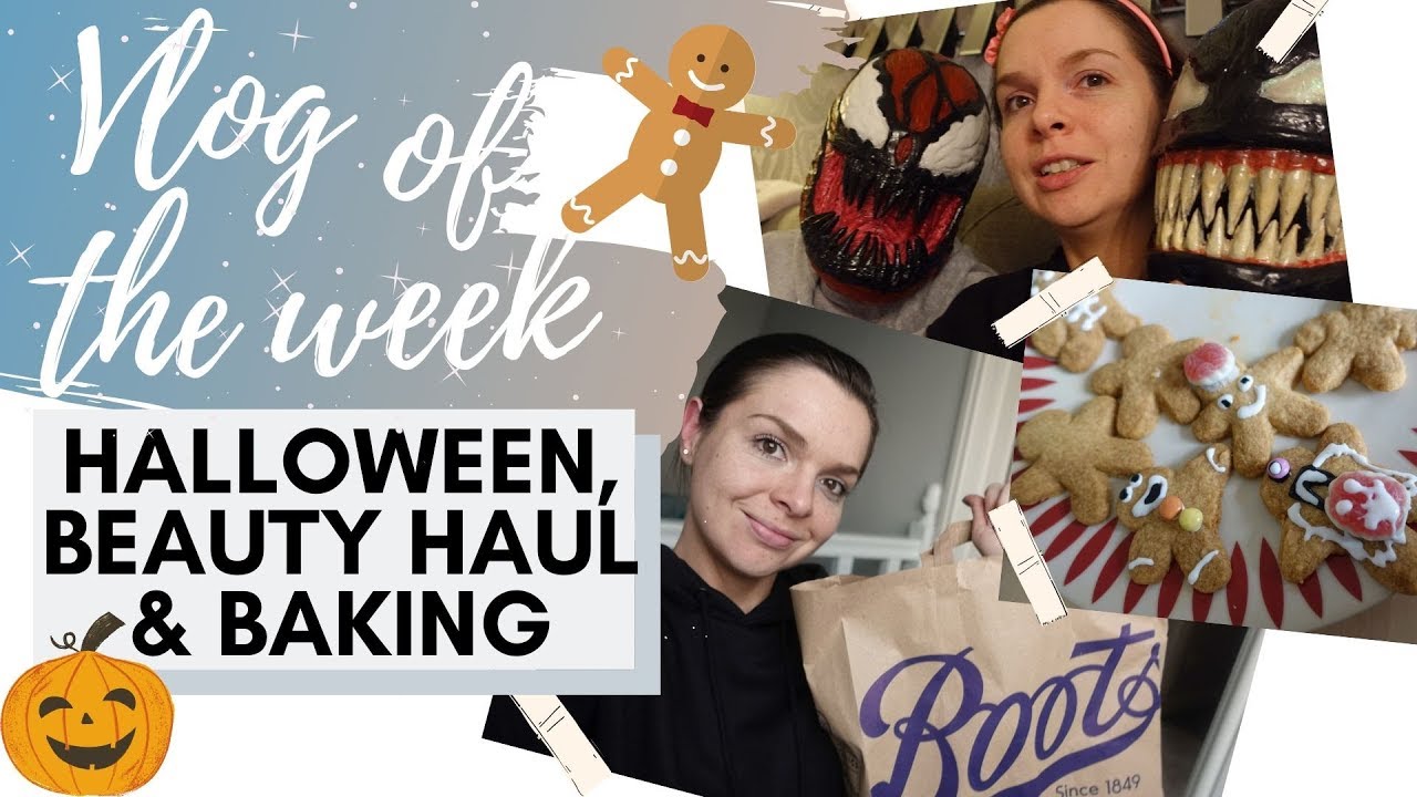 VLOG // SPOOKY HALLOWEEN, BAKING & BEAUTY HAUL, TRYING PRIMARK MAKEUP ...