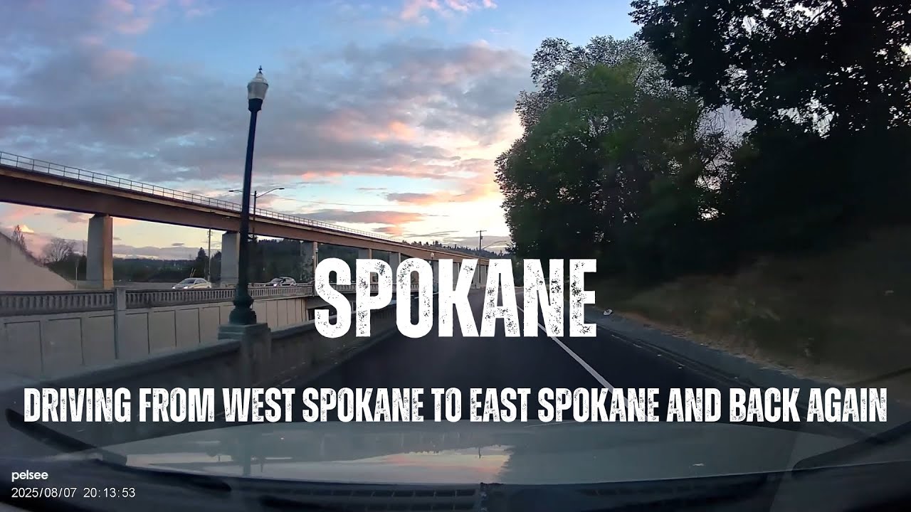 Spokane drive west to east - YouTube