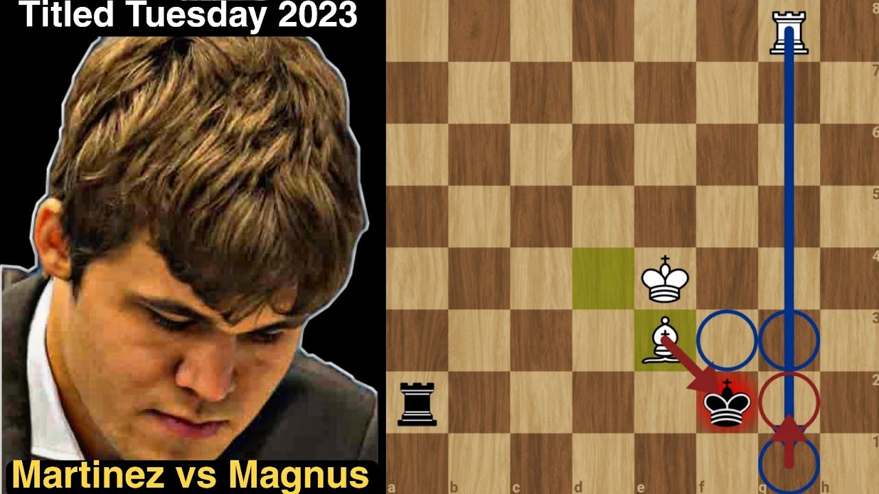 Magnus Lost the Winning Game | Martinez vs Magnus | Titled Tuesday ...