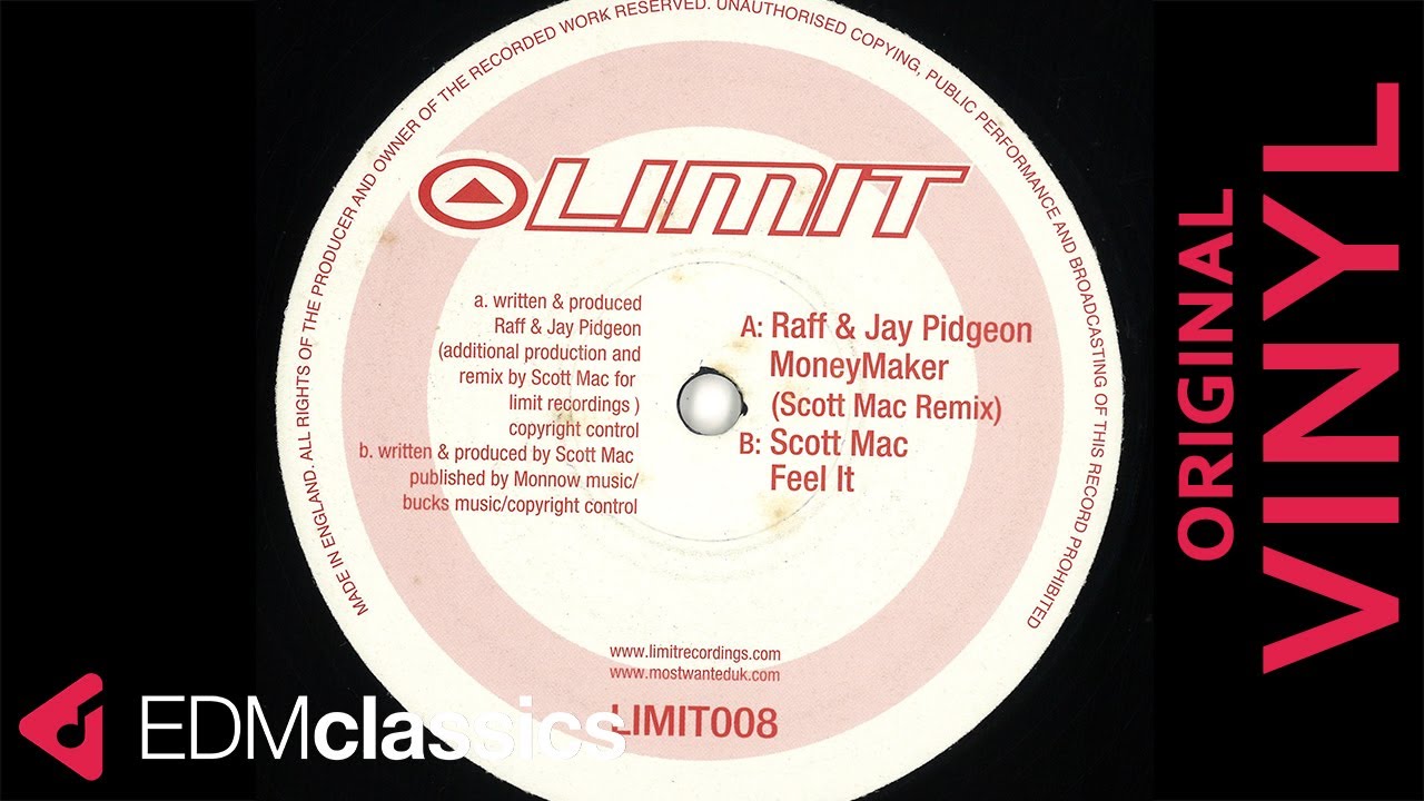 Raff & Jay Pidgeon - Money Maker (Scott Mac Remix) (2004) - VINYL - YouTube