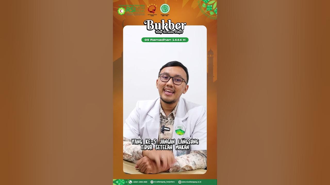 BUKBER (Buka Bersama Dokter) #6 | Puasa Orang Dengan Penyakit Maag bersama dr. M. Rizki Tri ...