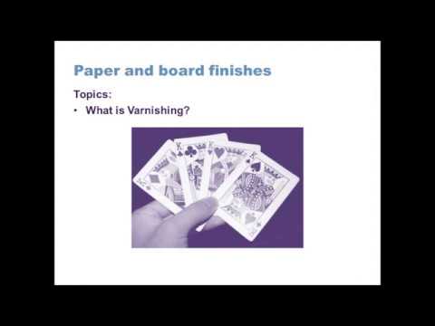 GCSE Design Technology (9-1): Paper and board finishes - YouTube