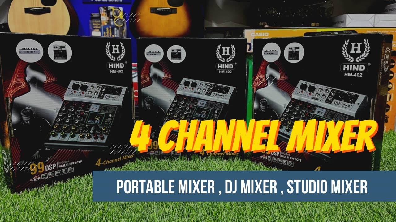 4 Channel Mixer: Everything You Need - YouTube