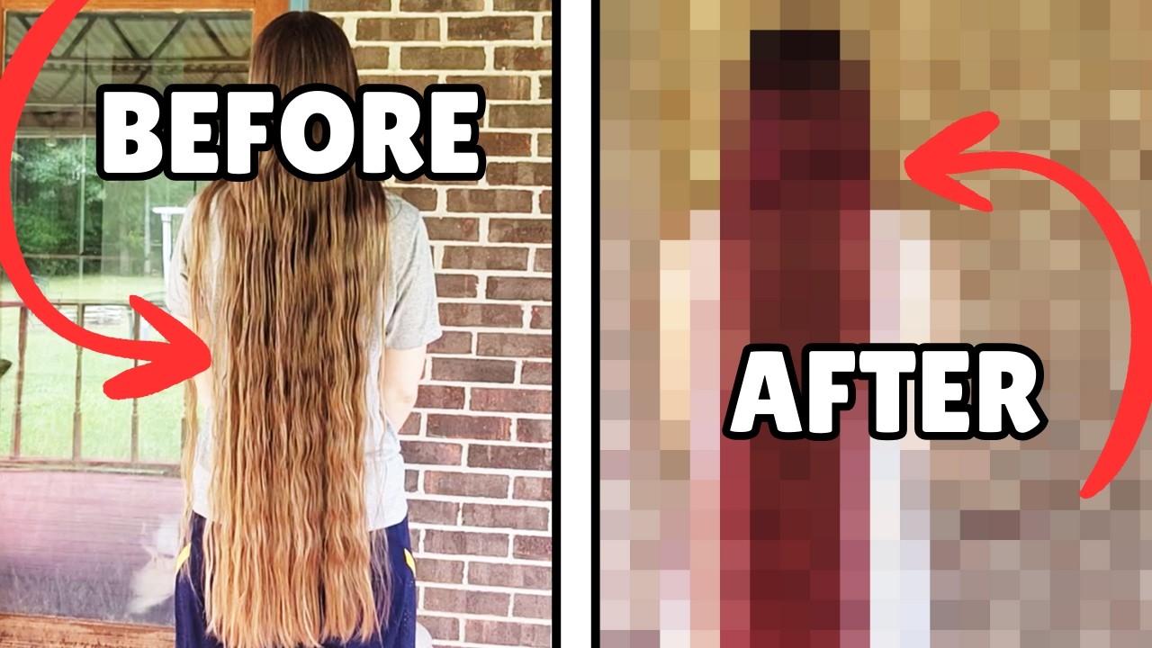 Dyeing My 3 Foot Long Hair - YouTube
