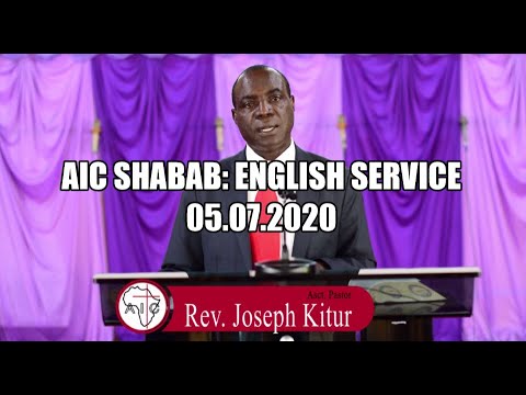 ENGLISH SERVICE: WE ARE LIVING IN THE LAST TIMES - REV. JOSEPH KITUR ...