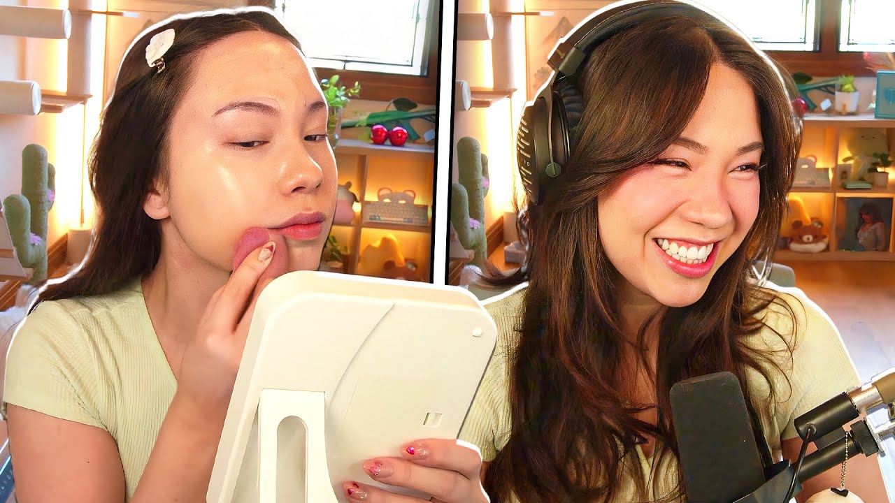 get ready w/ me on stream - YouTube
