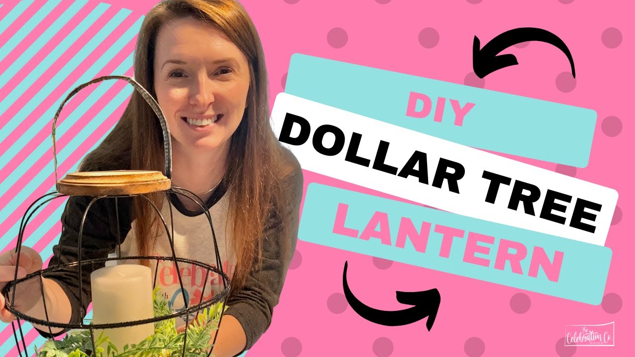 Dollar Tree Magic: Transforming Flower Baskets into a Gorgeous Lantern ...