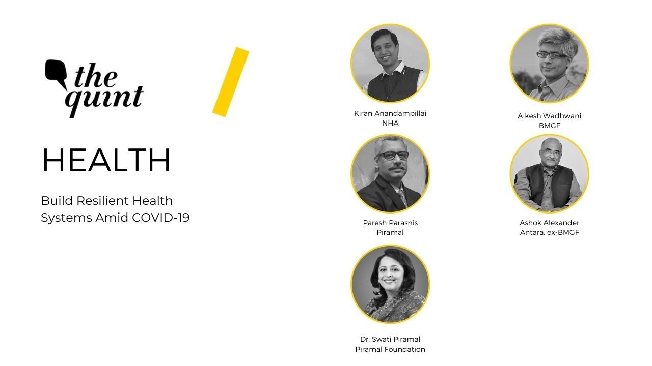 Charcha 2020 on The Quint | Build resilient Health Systems amid COVID ...