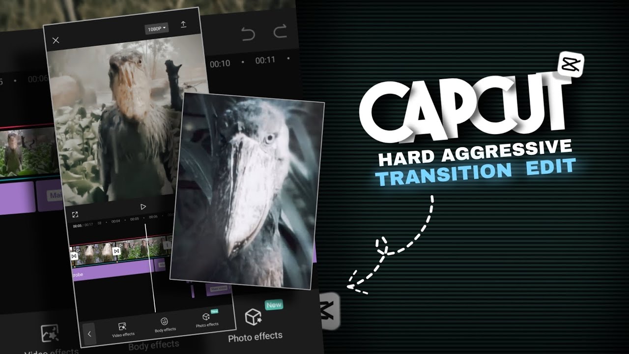 Capcut | Hard aggressive transition - YouTube