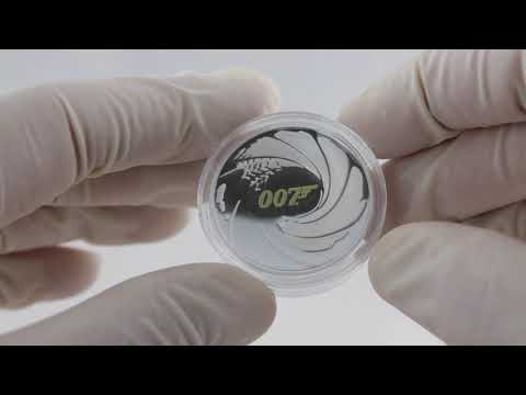 1 Oz Silver High Relief James Bond 007™ The Perth Mint