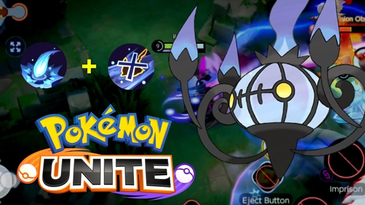 Pokemon Unite Mobile | Chandelure (Overheat + Imprison) Gameplay - YouTube