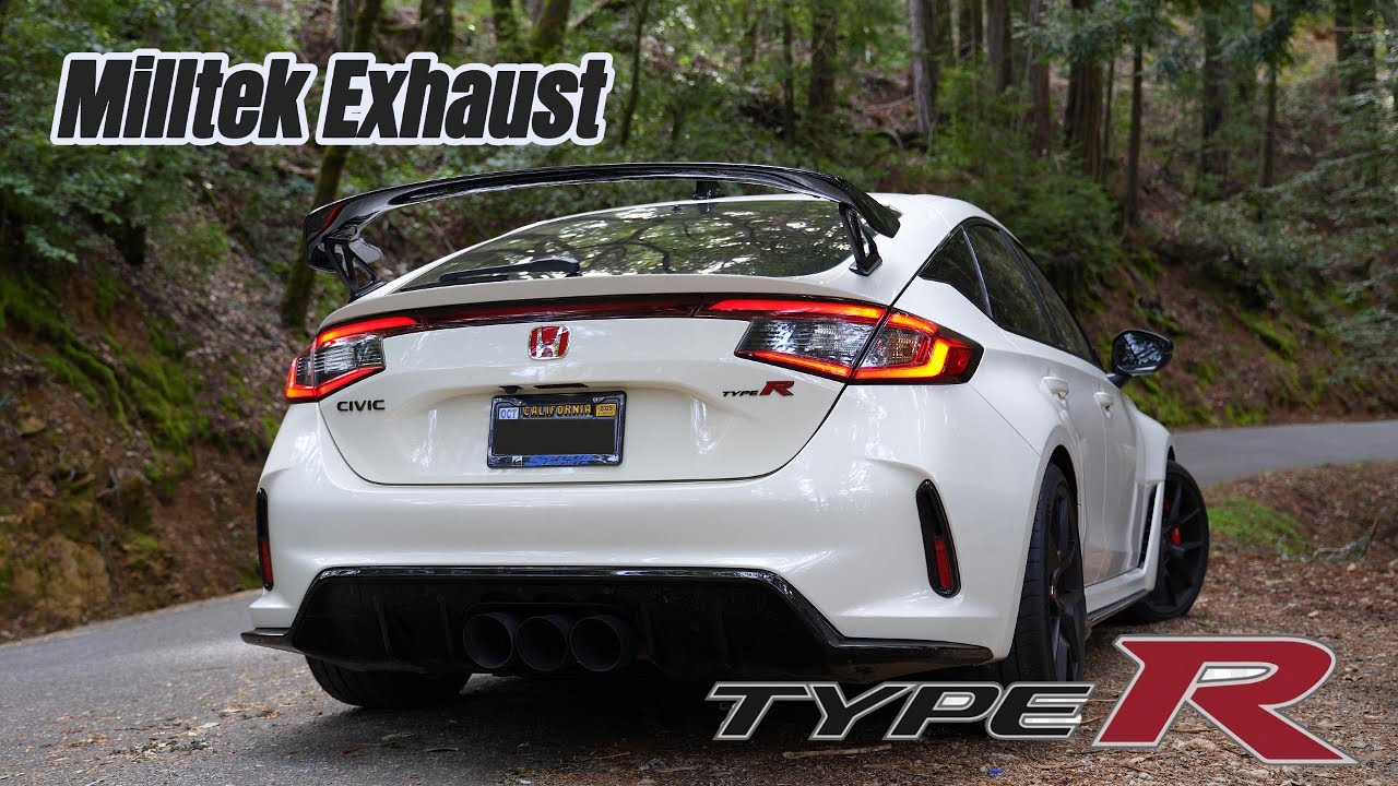 FL5 Civic Type R Milltek Road+ Exhaust (Stock vs Modified Comparison ...