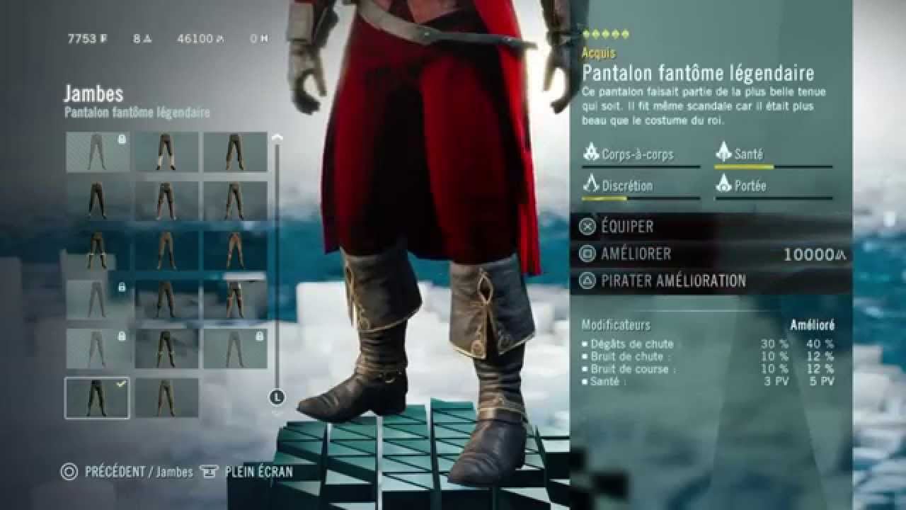 Assassin's Creed Unity - Pants and Boots Showcase - YouTube
