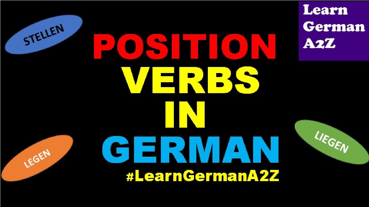 POSITION VERBS IN GERMAN ||Lesson 51||A1|| #LearnGermanA2Z - YouTube